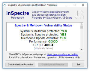 inSpectre: The Must-Have Tool for Meltdown and Spectre Vulnerability Scans